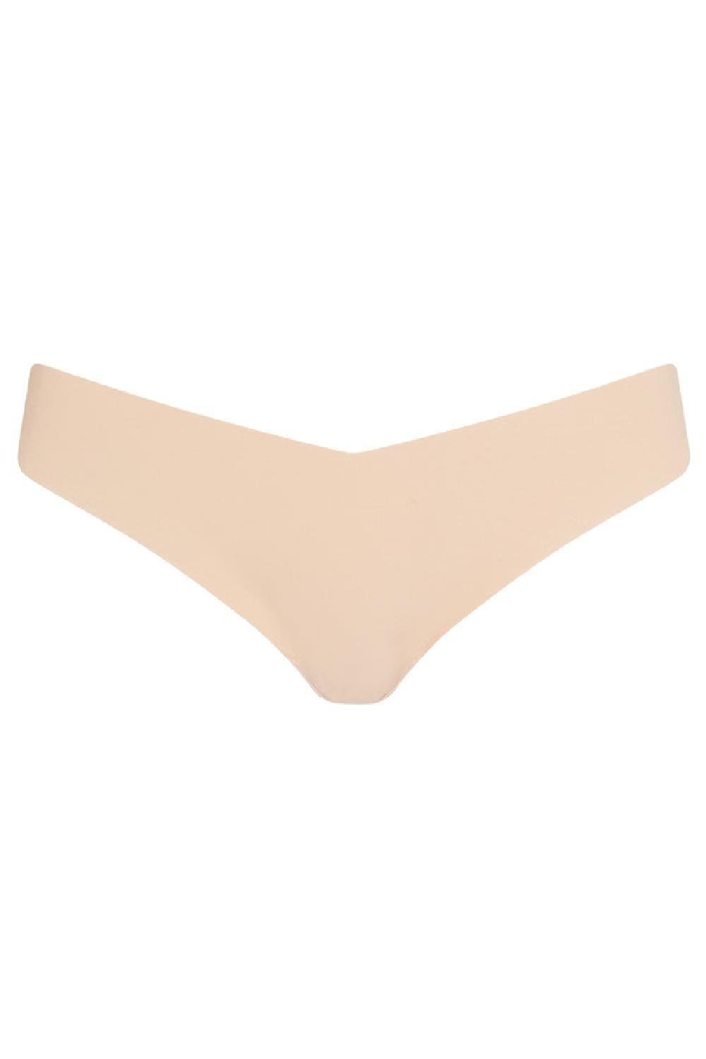 Commando Classic Solid Thong, Beige