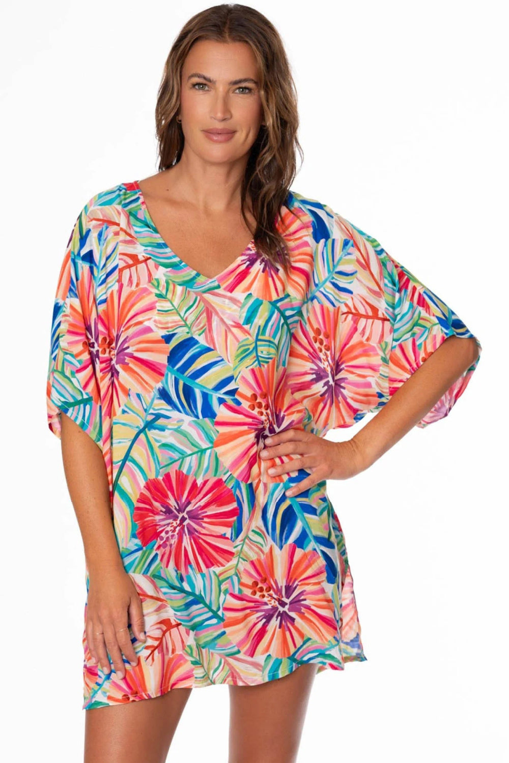 Jantzen Garden Explosion Celia Tunic, Multi