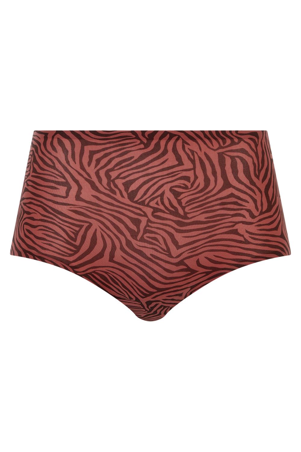 Chantelle Soft Stretch One Sized Full Brief, Wild Brown